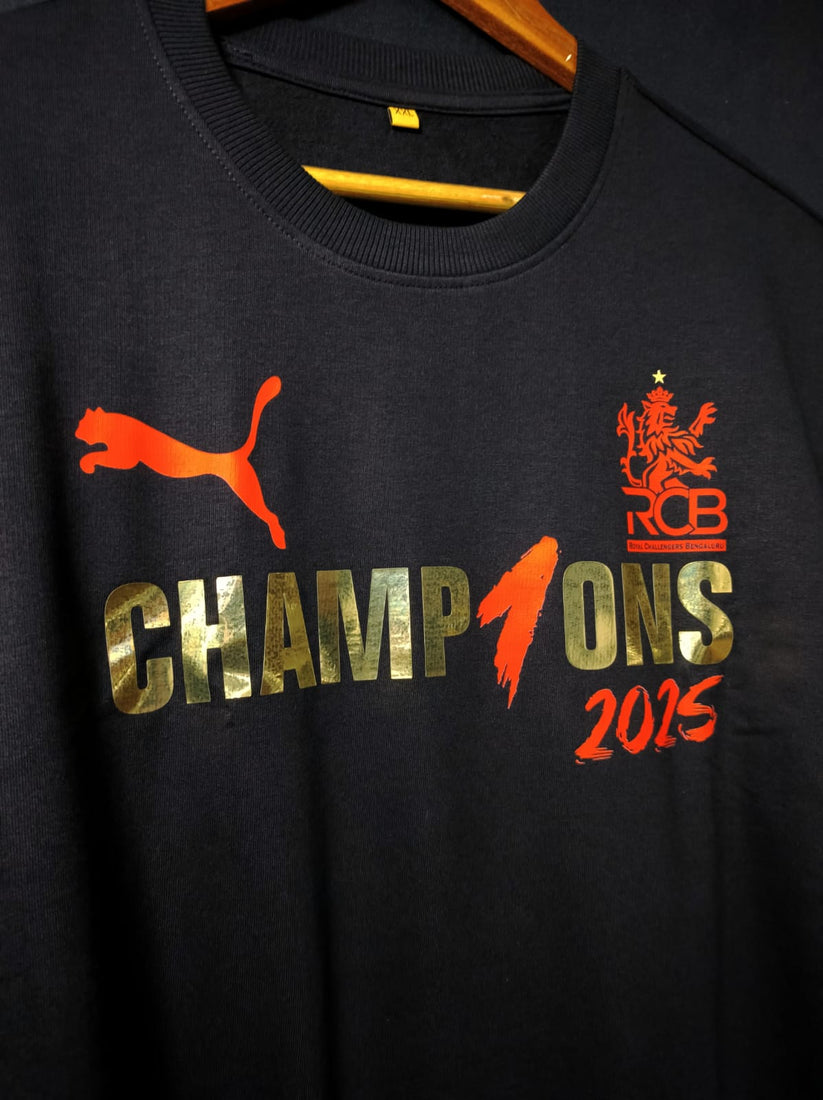 RCB Tribute Oversized T-shirt – INFIQNZY